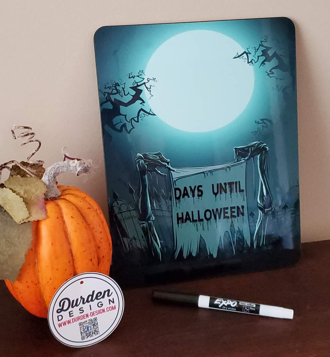 Days Until Halloween - Dry erase board